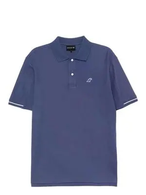 SPORT B. BY AGNÈS B. Dino Embroidery Polo Shirt - Blue