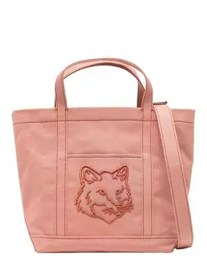 Maison Kitsuné Small Fox Head Tote Bag - Pink