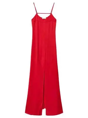 TWINSET Satin Slip Dress - Red