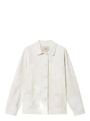 TWINSET Floral-jacquard Shirt Jacket - White