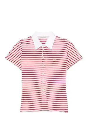 GOLDEN GOOSE Natalia Polo Top - White
