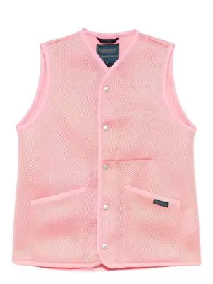 Comme Des Garçons Mesh Gilet - Pink