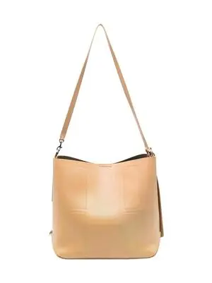 Hogan Leather Shoulder Bag - Neutrals