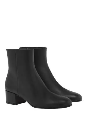 GIANVITO ROSSI Gianvito Rossi Joelle 45 Booties Black Calf Leather