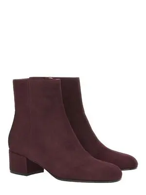 GIANVITO ROSSI Gianvito Rossi Joelle 45 Booties Red Suede Leather
