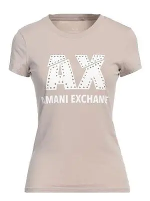 Armani Exchange Logo T-shirt - Beige