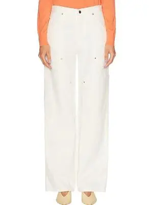 Renggli Work Wide Leg Jeans - Bone