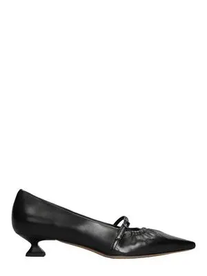 THE SELLER 35mm Leather Pumps - Black