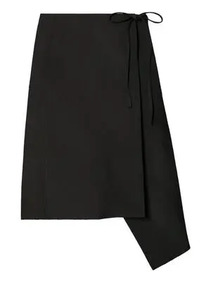 TORY BURCH Tory Burch Wrap-Effect Midi Skirt