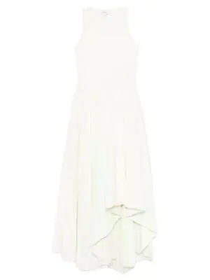 Alexander McQueen Asymmetric Midi Dress - Neutrals