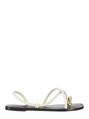 EMME PARSONS Laurie Flat - Ivory Nappa