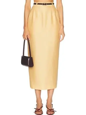 MIMCHIK Pencil Skirt - Yellow