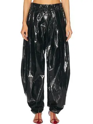 JIL SANDER Wide Leg Trouser - Black
