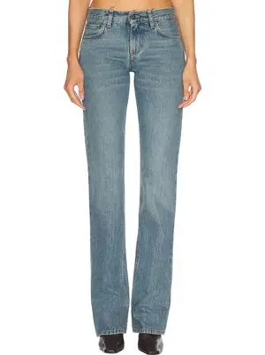 HAIKURE Carly Slim Straight Jeans - Lagoon Wash
