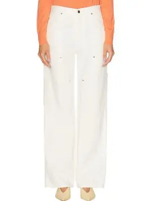 Renggli Work Wide Leg Jeans - Bone