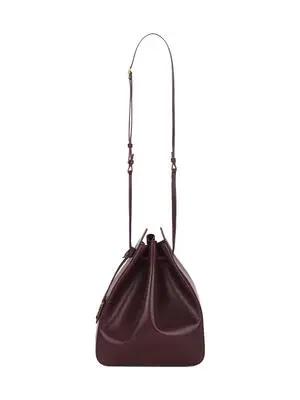 Saint Laurent Large Bucket Bag - Hot Wine