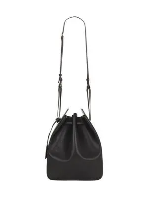 Saint Laurent Saint Laurent Large Bucket Bag Dark Vert Fonce