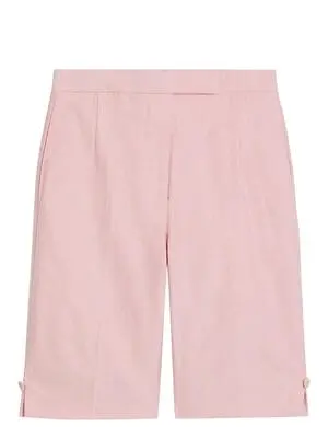 Thom Browne Cotton Oxford Shorts - Baby Pink
