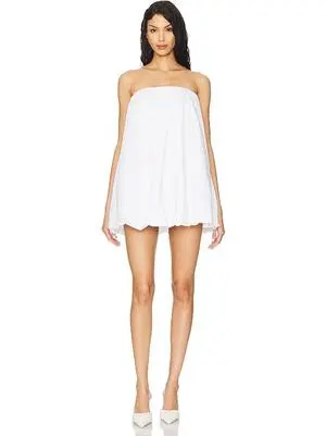 Show Me Your Mumu Beverly Bubble Dress - White Poplin