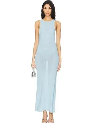Show Me Your Mumu Miche Maxi Dress - Blue Sequin