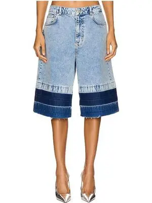 MOSCHINO JEANS Colorblock Short - Multi Light Blue