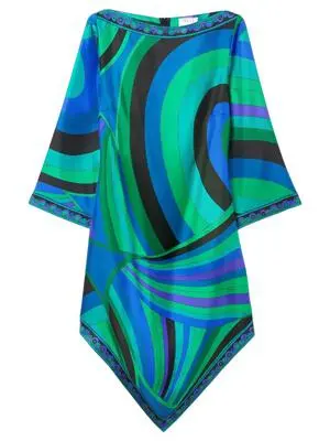 Emilio Pucci Iride-print Tunic Dress - Green