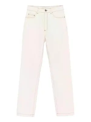 Ami Straight Leg Jeans - Neutrals