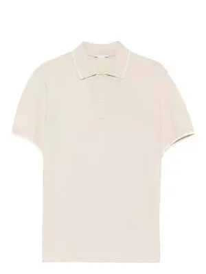 Jacob Cohen Logo-embroidered Polo Shirt - Neutrals