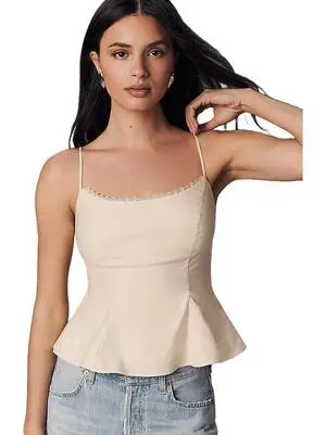 REFORMATION Genevieve Top Sugar