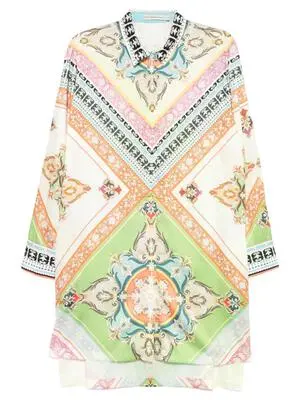 MARY KATRANTZOU Verona Shirt Dress - Yellow