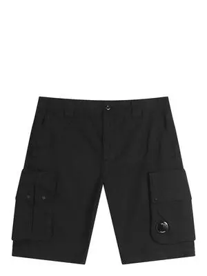 C.P. COMPANY Multi Pocket Cargo Shorts - Black