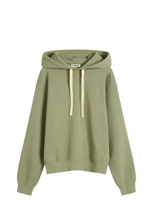 JIL SANDER Logo Hoodie - Slate Green