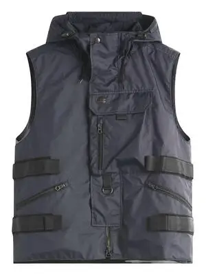 Junya Watanabe X C.p. Company Nylon Laminated Smock Vest - Black