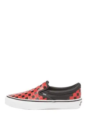 VANS OTW Classic Slip-On 98 Vibram Sneakers Check Black/racing Red