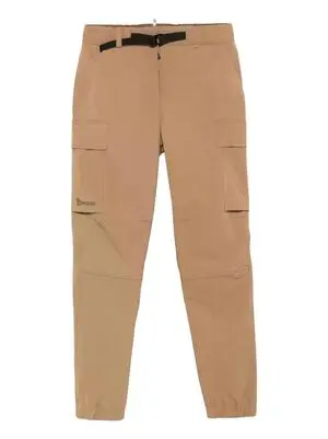 Moncler Moncler Grenoble Logo-Patch Cargo Trousers Brown