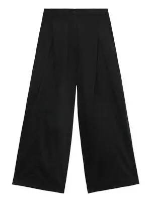 LOW CLASSIC Wide-leg Trousers - Black