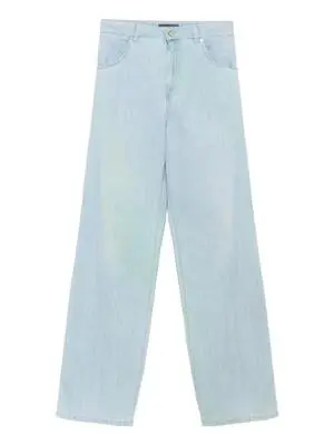Lorena Antoniazzi Logo-patch Jeans - Blue