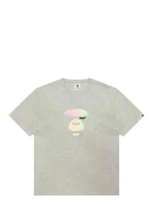 AAPE BY *A BATHING APE® Logo-print T-shirt - Grey
