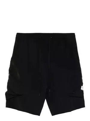MUSIUM DIV. Embroidered-logo Cargo Shorts - Black