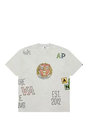 AAPE BY *A BATHING APE® Cotton T-shirt - Grey