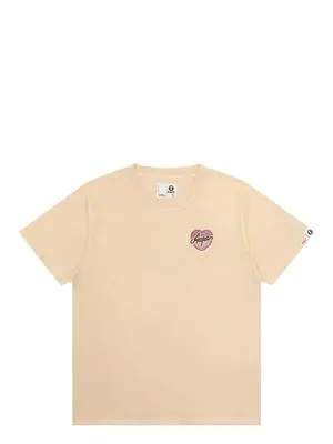 A BATHING APE Aape * Logo-patch T-shirt - Neutrals