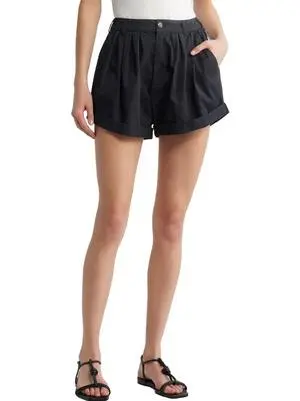 DÔEN Paige Cotton Shorts - Black
