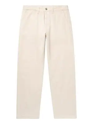 Nn07 Aden 1923 Straight-leg Organic Cotton-blend Twill Chinos - Neutrals
