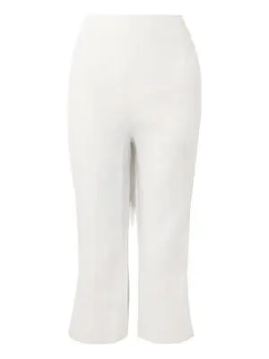 Faithfull The Brand Capri Cropped Linen Pants - Ivory