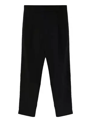 Emporio Armani Pleated Trousers - Black