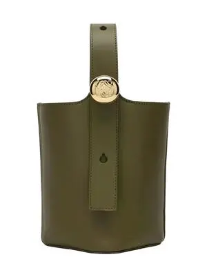 Loewe Pebble Bucket Bag - Green