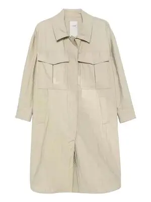 RAME Buttoned Trench Coat - Neutrals