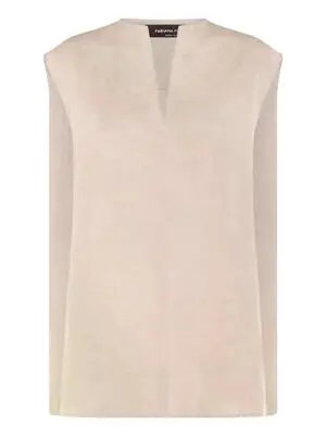Fabiana Filippi Linen Top - Neutrals