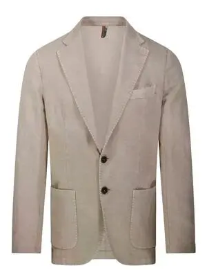 SANTANIELLO Single-breasted Blazer Neutrals