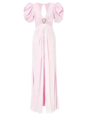 TEMPERLEY LONDON Short-sleeve Gown - Pink